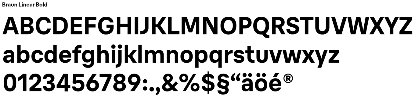 Braun font